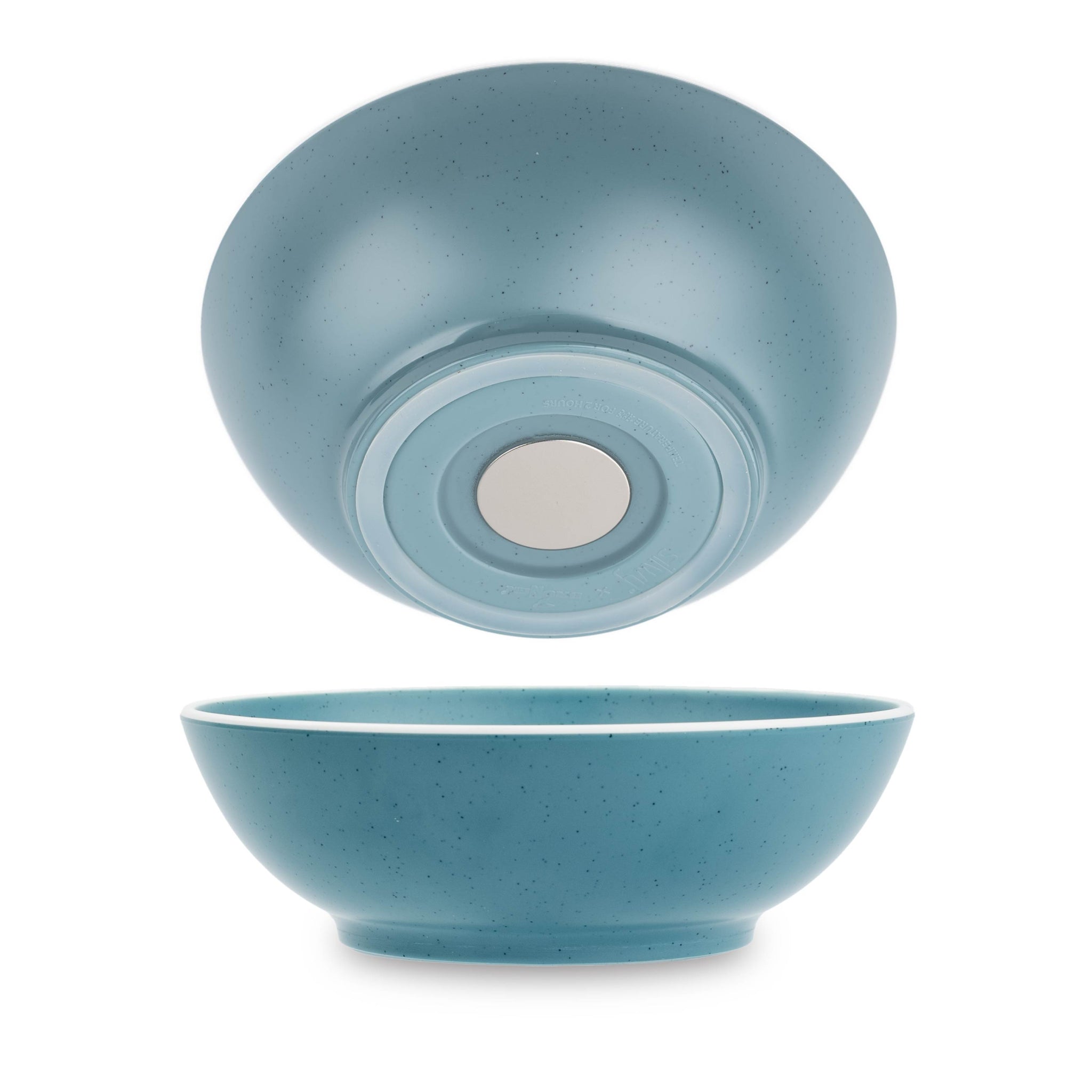 Magnetic plastic bowls DOLOMIT BLUE ⌀ 16 cm