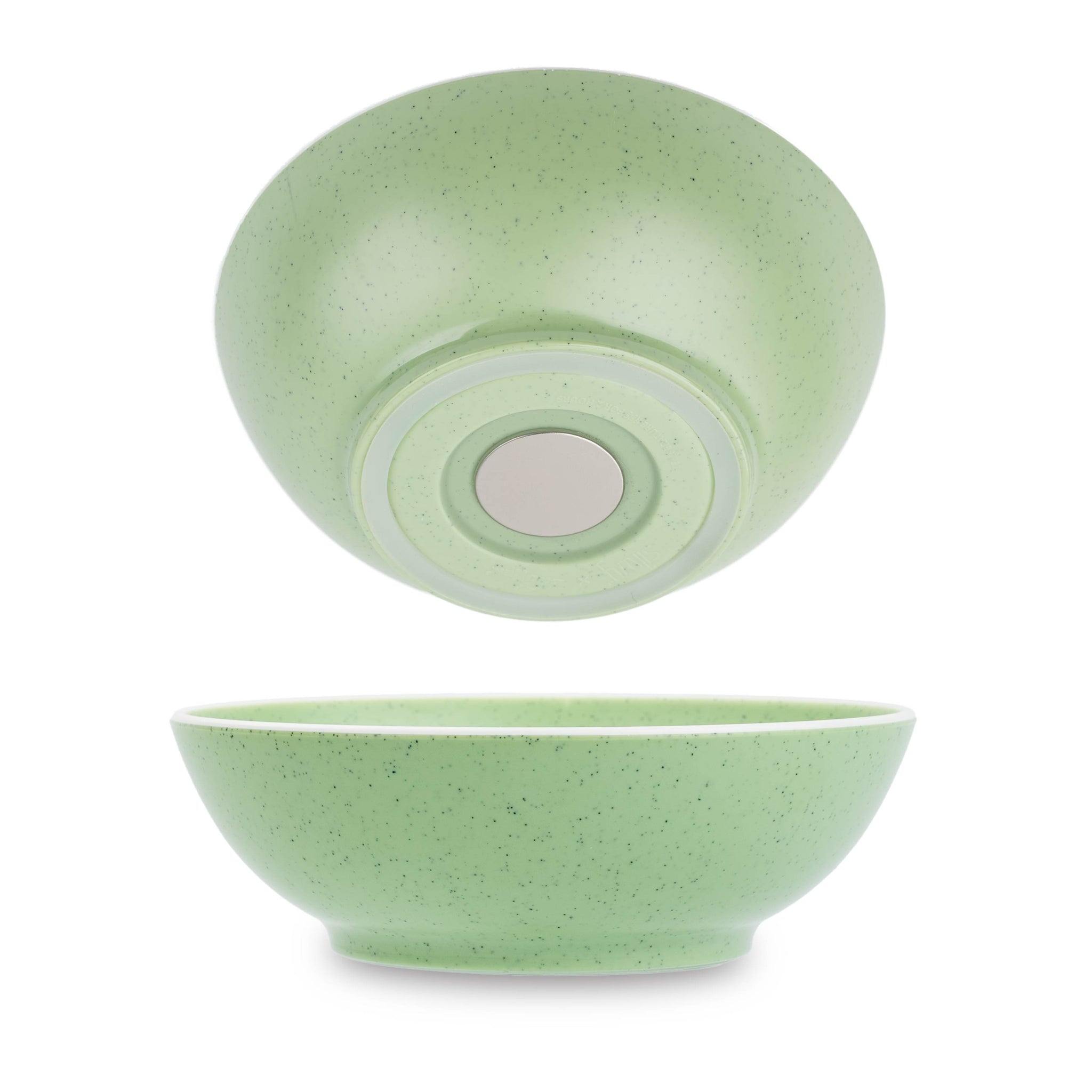 Magnetic plastic bowls DOLOMIT GREEN ⌀ 16 cm