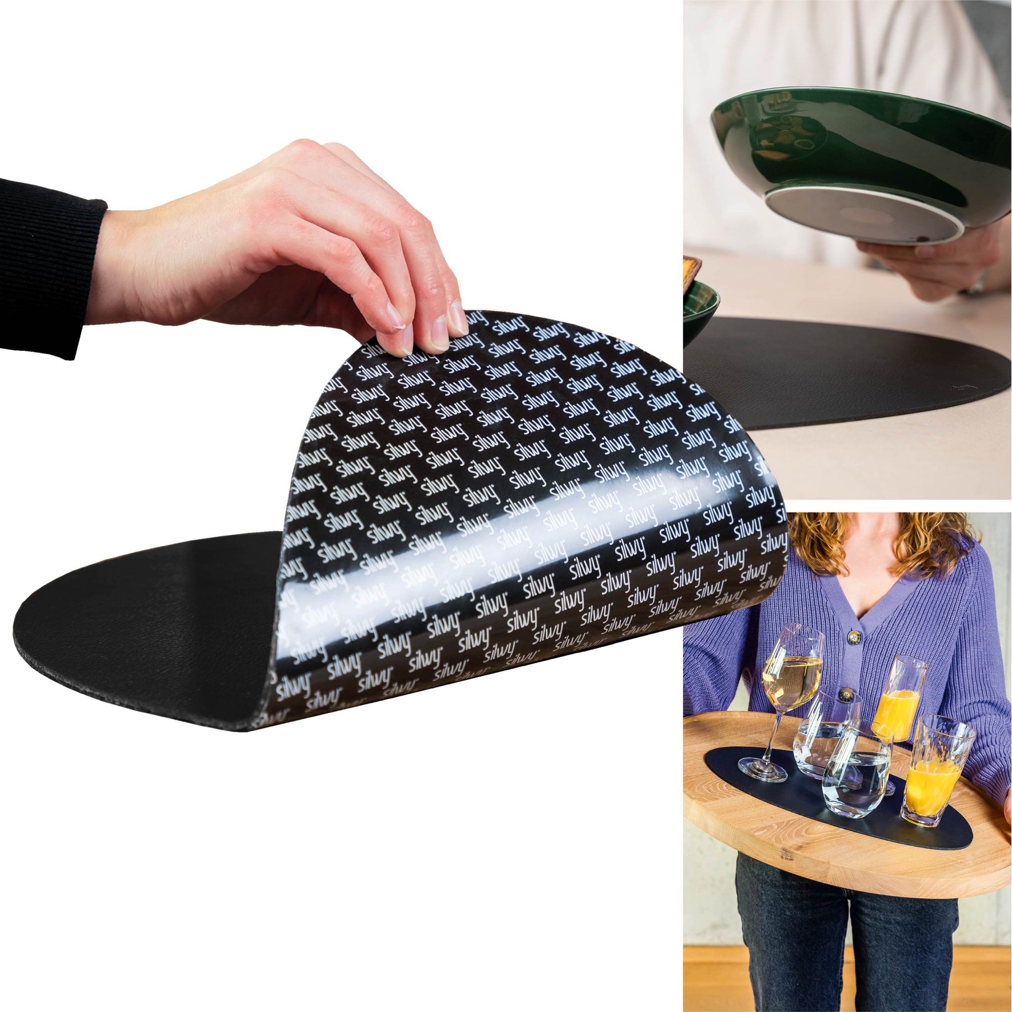 Metal nano gel placemat for clever silwy magnetic glass system - Made ...