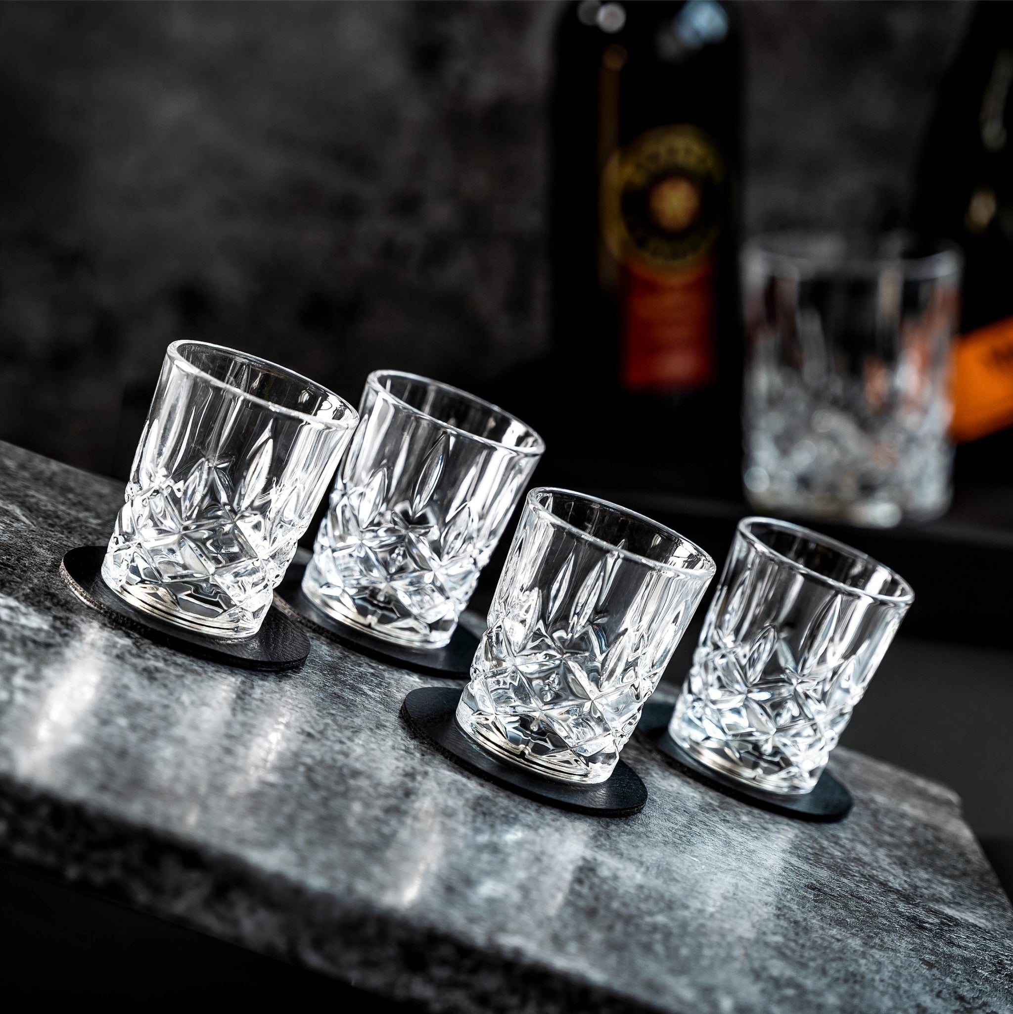 Magnet crystal glasses SHOT DIAMOND