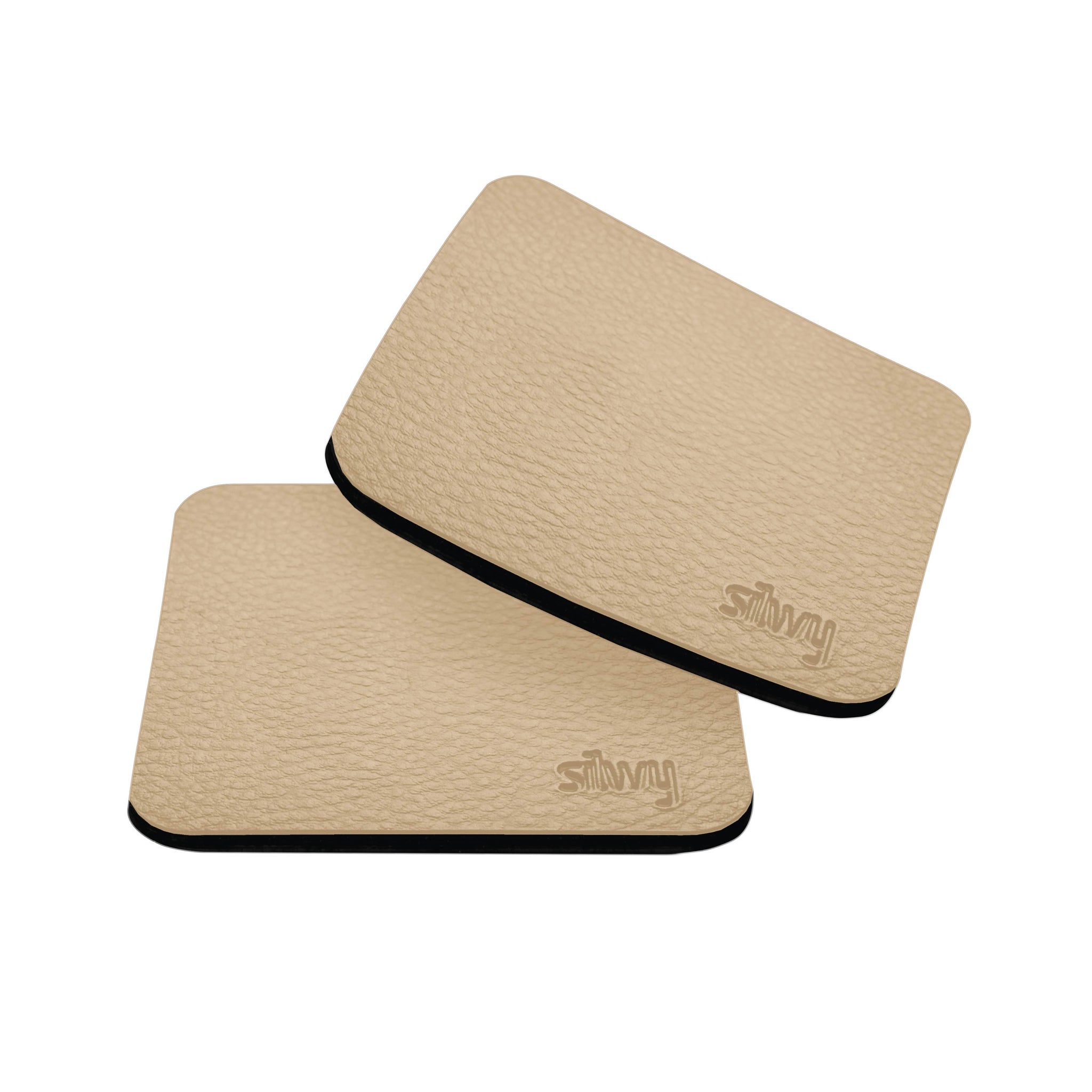Metal nano gel coasters for clever magnetic glass system - Made in Germany